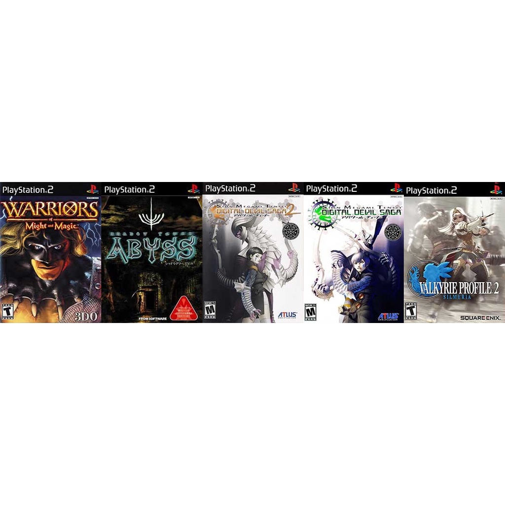 5 Jogos Ps2 Rpg Valkyrie Profile 2 e Outros | Shopee Brasil