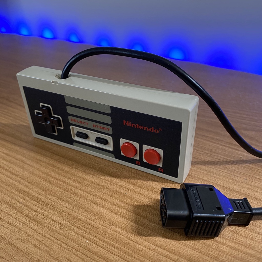 Controle Original NES 8Bits - Controle Nintendinho - Nintendo | Shopee Brasil