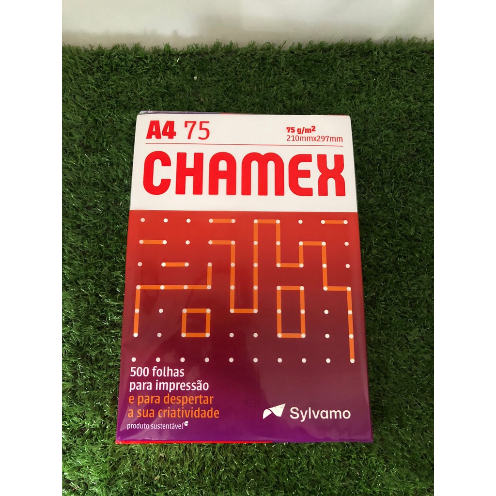 Papel Chamex A4 - 500 Folhas UNIDADE | Shopee Brasil