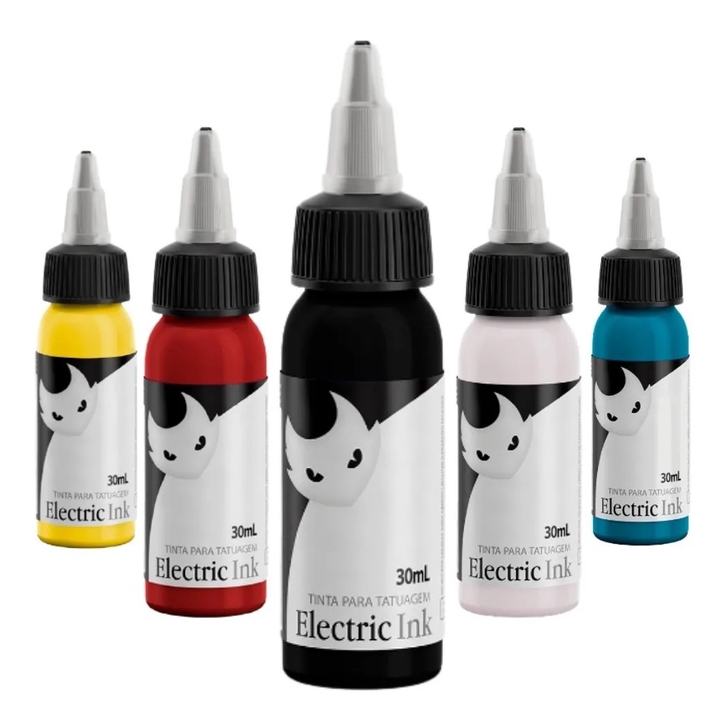 Tinta Tatuagem Electric Ink 30ml Pt1 Varias Cores Para Tattoo ...