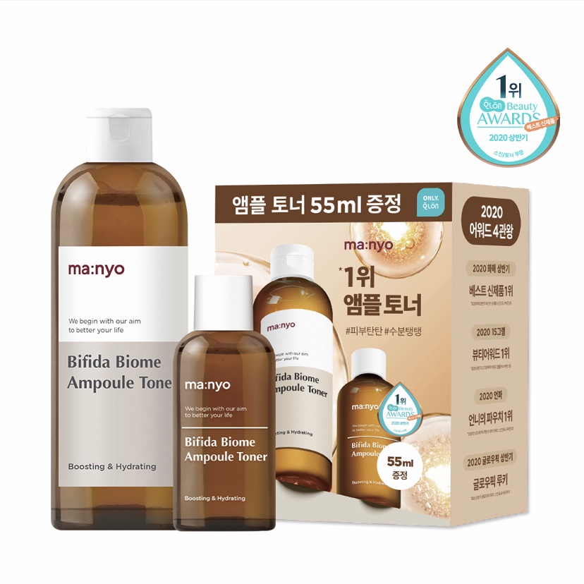 [Manyo Factory] Bifida Biome Ampoule Toner Special Set | Limited Edition | Shopee Brasil