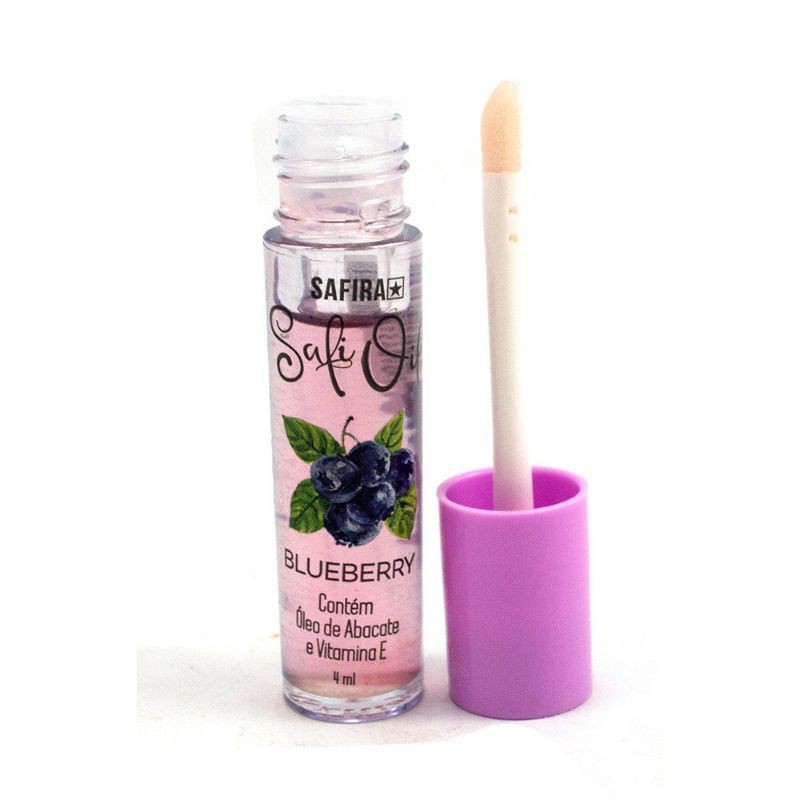Lip Oil Gloss Labial Hidratante Safi Oil Safira | Shopee Brasil