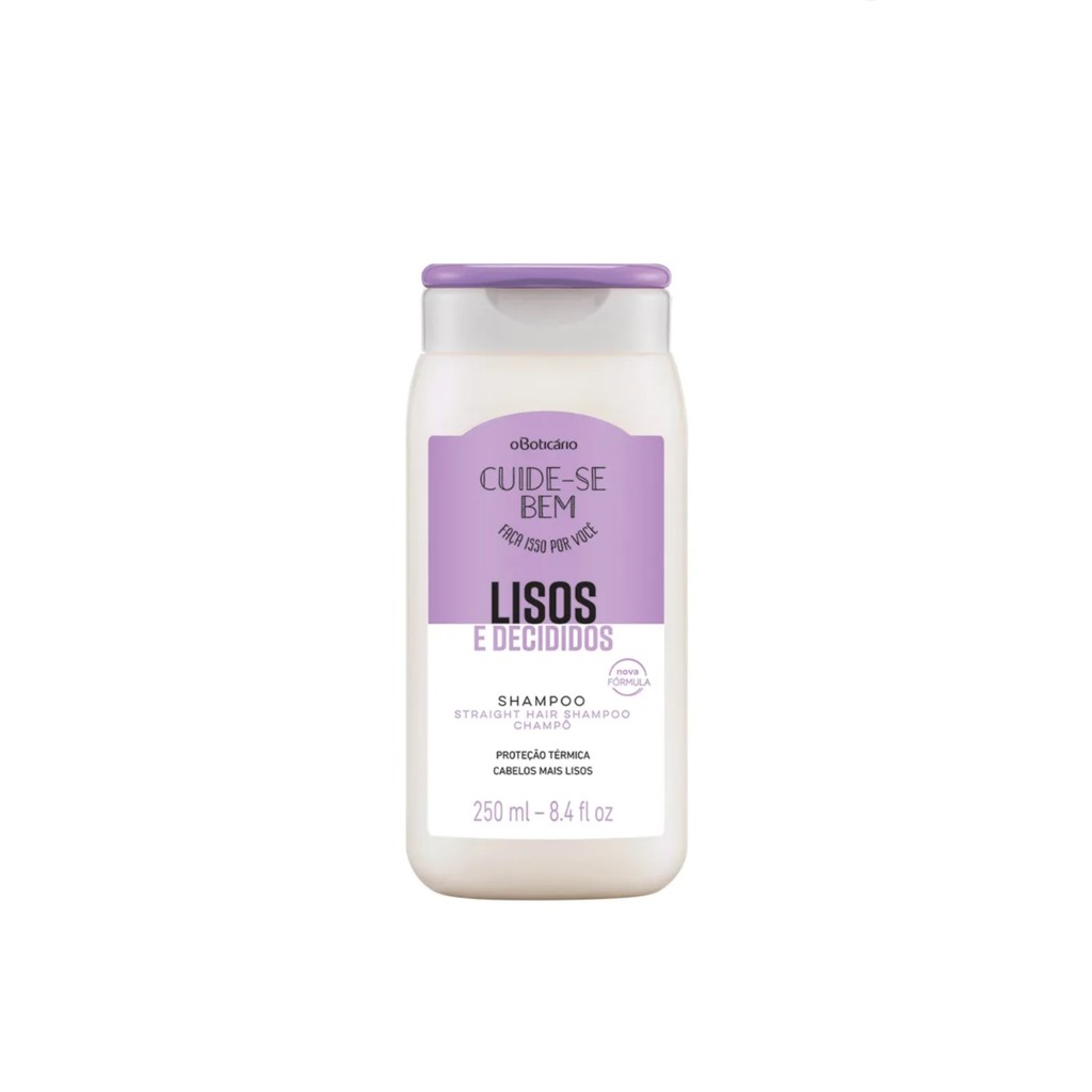 Shampoo liso perfeito O Boticário | Shopee Brasil