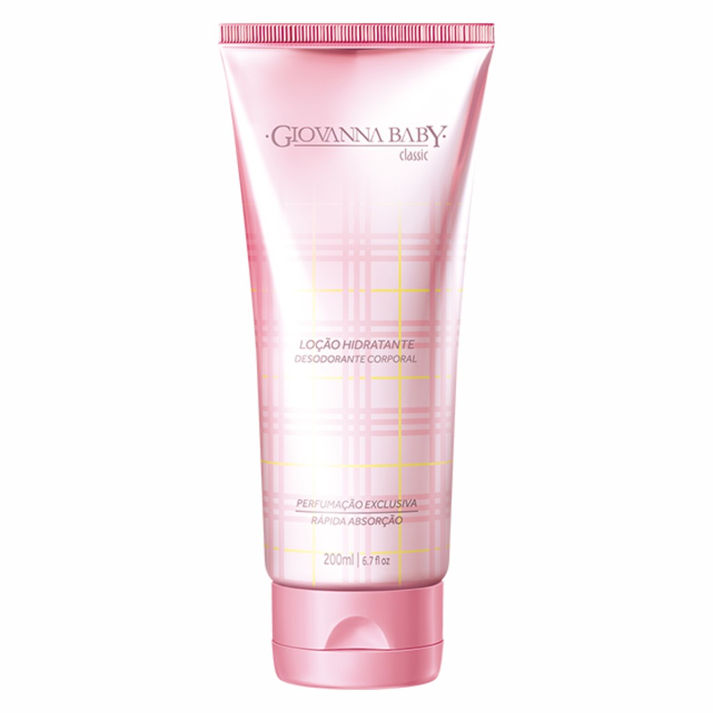 Giovanna Baby Creme Loção Hidratante Classic Rosa 200ml | Shopee Brasil