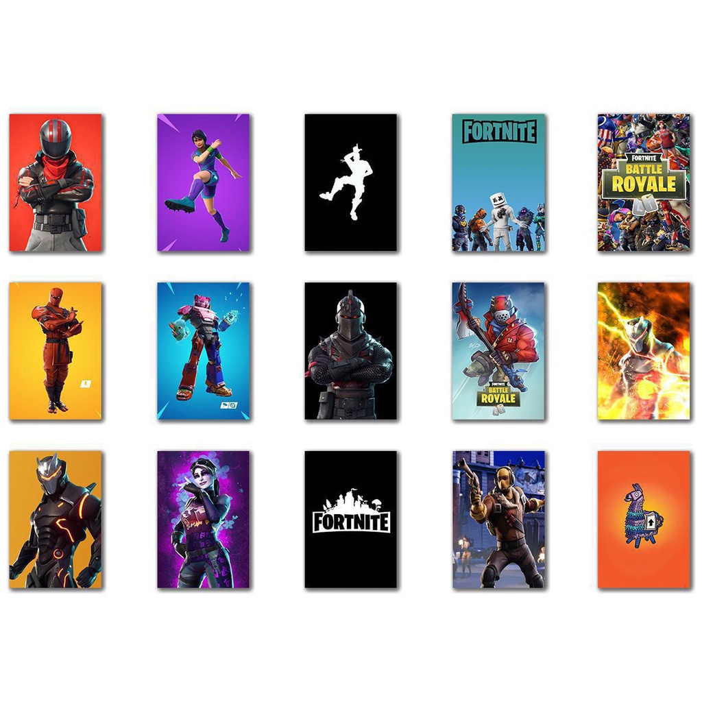 Kit 15 Placas Decorativas Fortnite 15 Peças Em Mdf 30X20Cm | Shopee Brasil