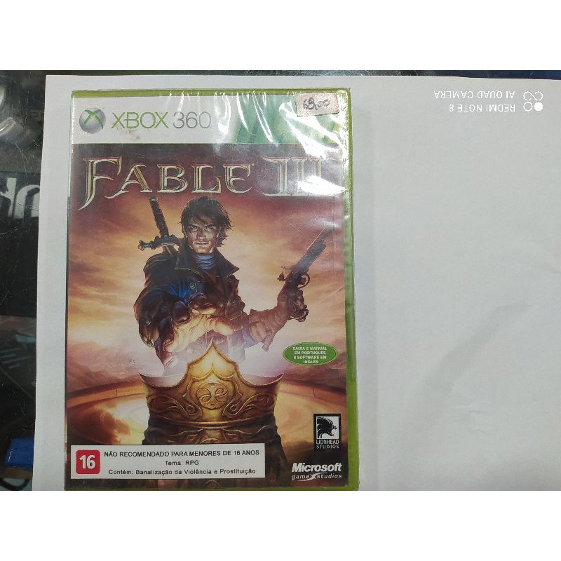 Jogo Original Fable Xbox 360 ( Esgotado ) - Faz a Boa!
