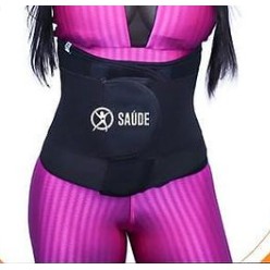Cinta Terapêutica Alinha Coluna Reduz Barriga Inchada com Infravermelho ...