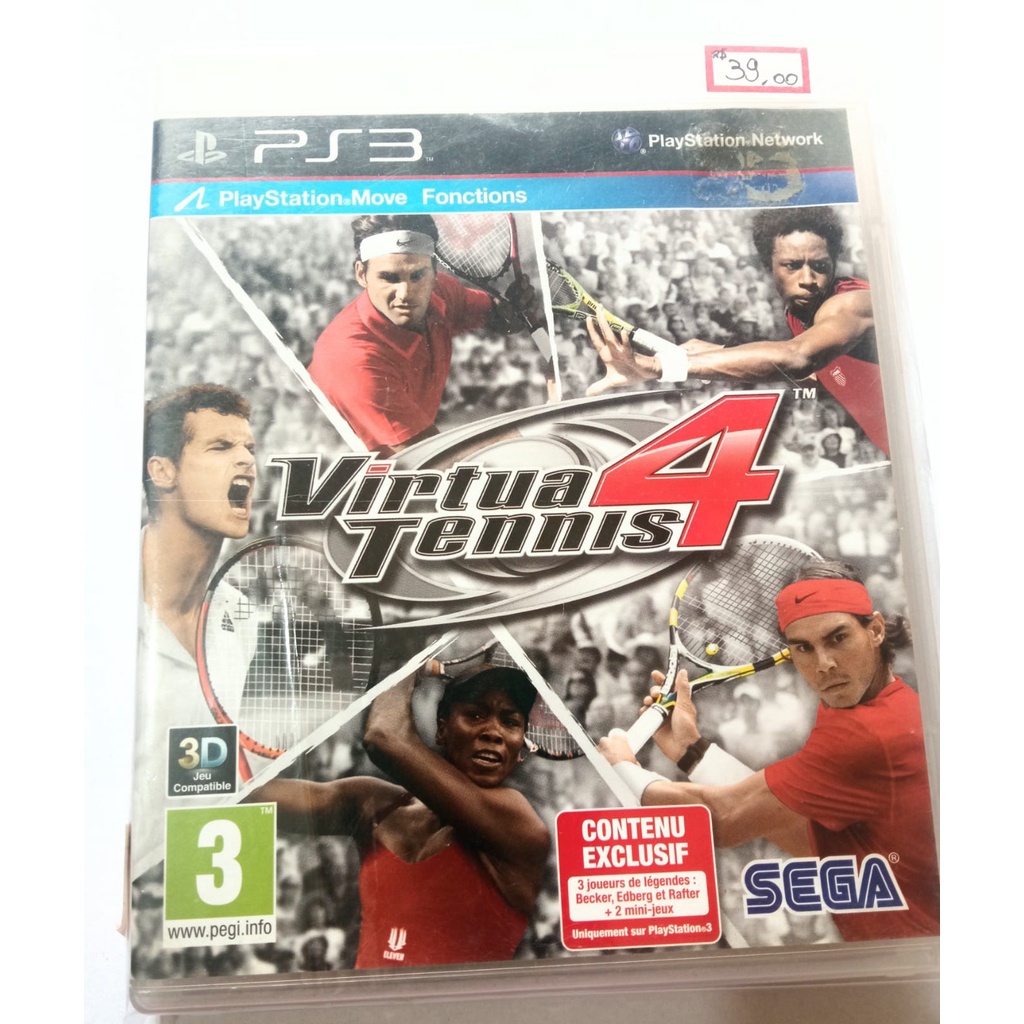 Jogo Original Virtua tennis 4 Playstation 3 PS3 | Shopee Brasil