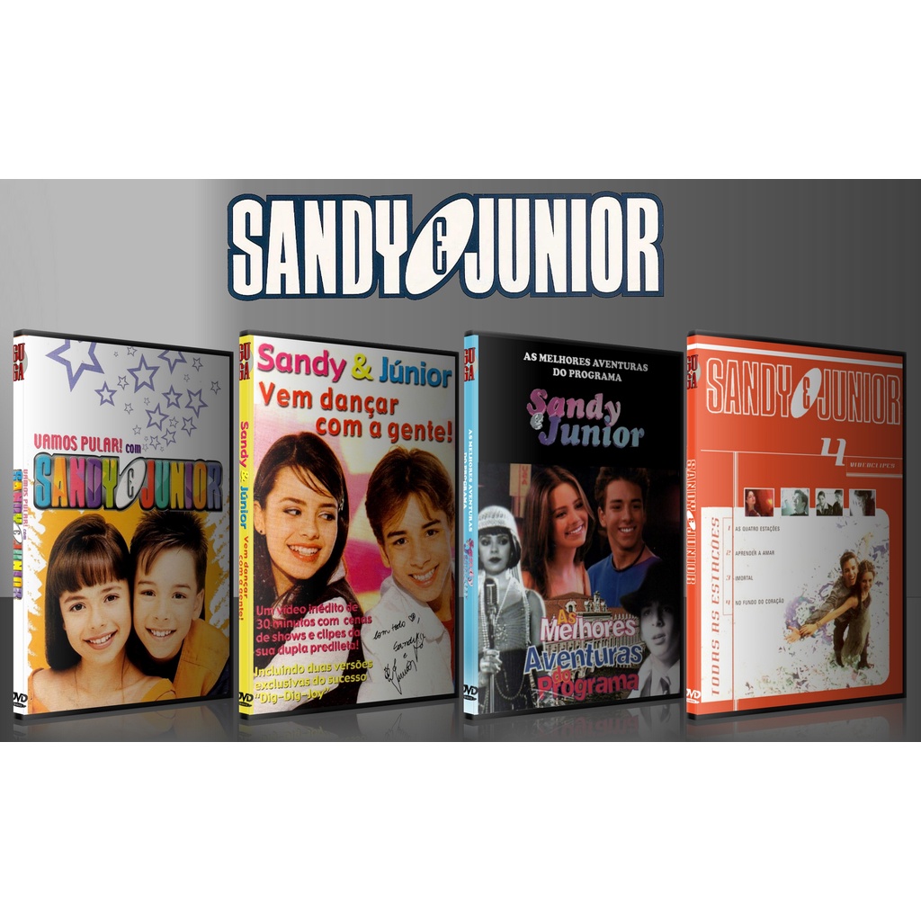 Sandy E Junior Vhs Remasterizados Nunca Lançados Em Dvd | Shopee Brasil