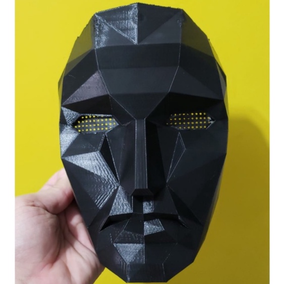 Máscara FRONTMAN Round 6 (Squid Game) - Impressão 3D - Escorrega o Preço
