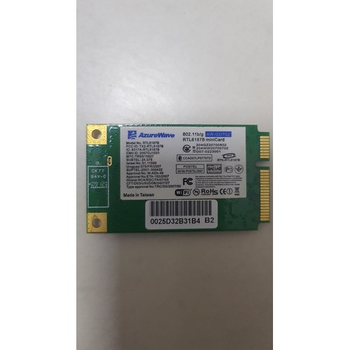 Placa Wi-fi Wireless Azurewave Rtl8 Notebook (ml54) | Shopee Brasil