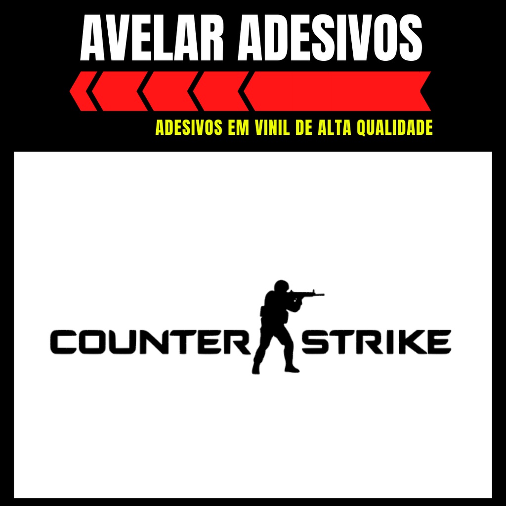 Adesivo Counter Strike (3,5x15cm) | Shopee Brasil