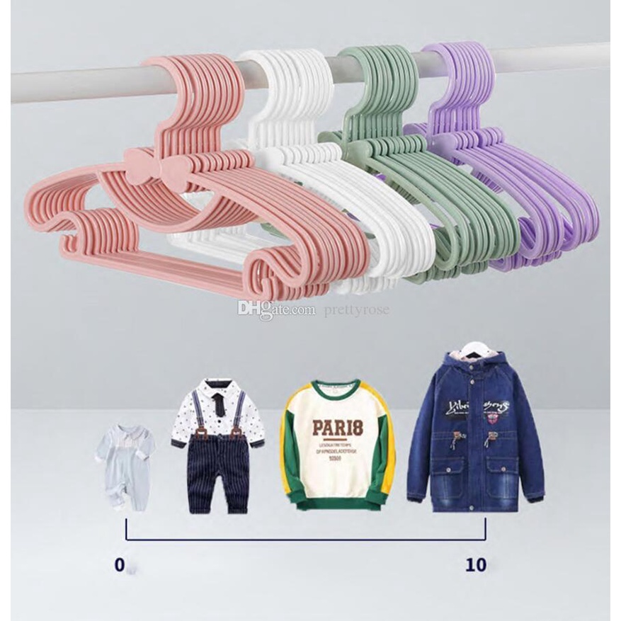 Cabide Infantil Coloridos para Organizar Roupas Kit com 5 Unidades ...