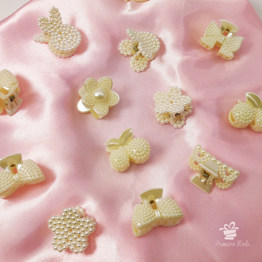 Mini piranhas de perola/com perolas da moda Modelos sortidos 2 UNIDADES ...