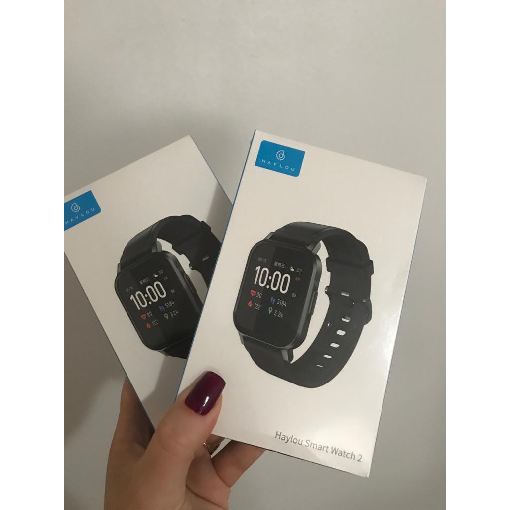 Smartwatch Haylou LS02 - pulseira black - Original | Shopee Brasil
