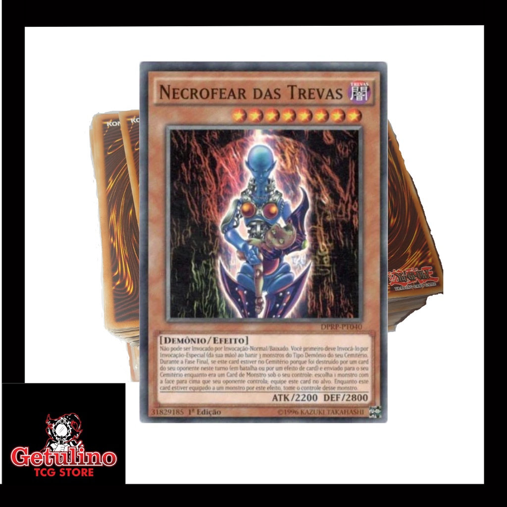 Carta de Yugioh original Necrofear Das trevas! | Shopee Brasil