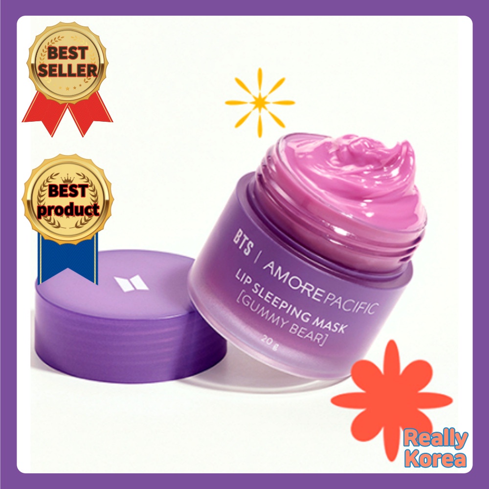 BTS & LANEIGE Máscara De Dormir Lábio Edição Limitada 20g | Shopee Brasil