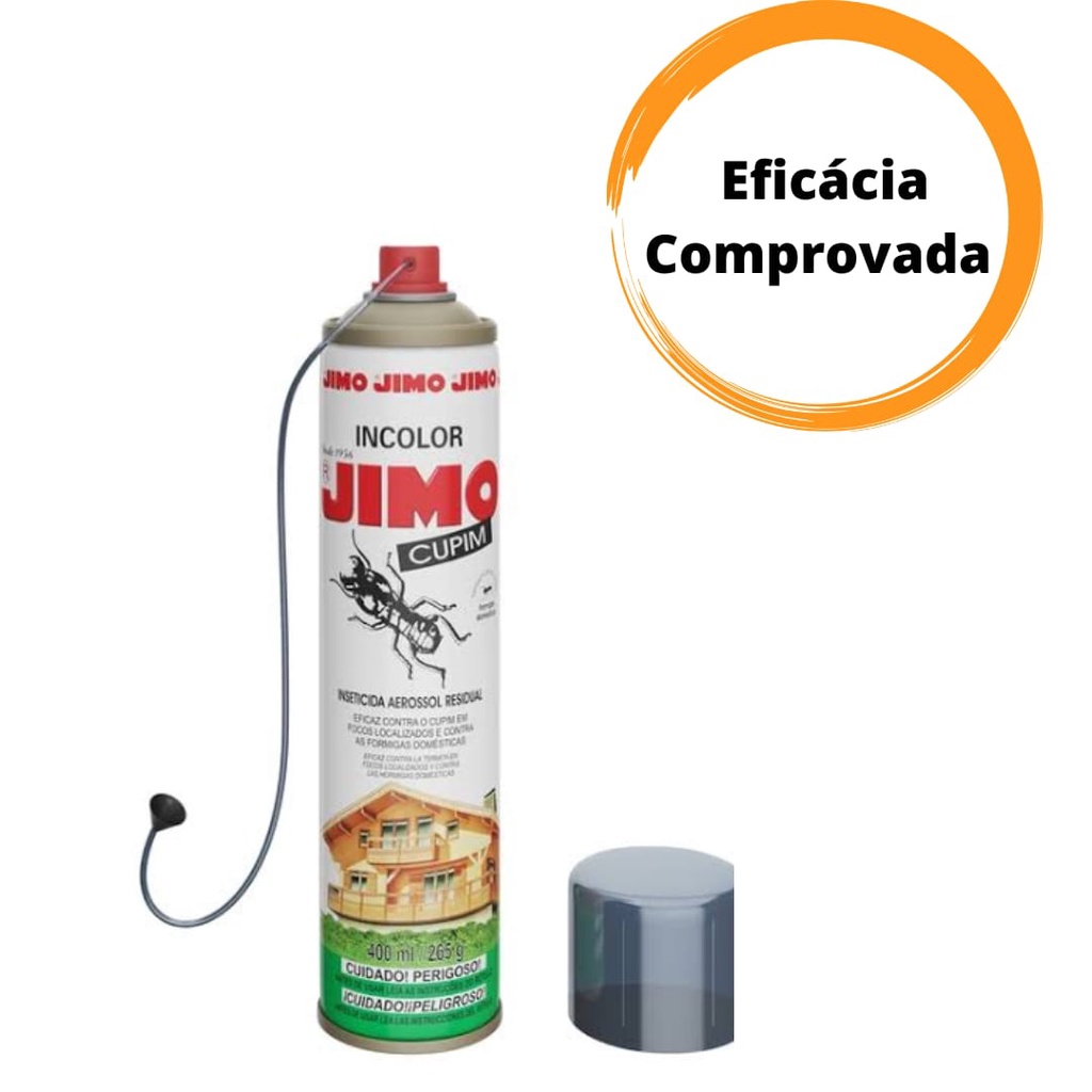 Mata Cupim Jimo Veneno spray 400ml sem cheiro forte | Shopee Brasil