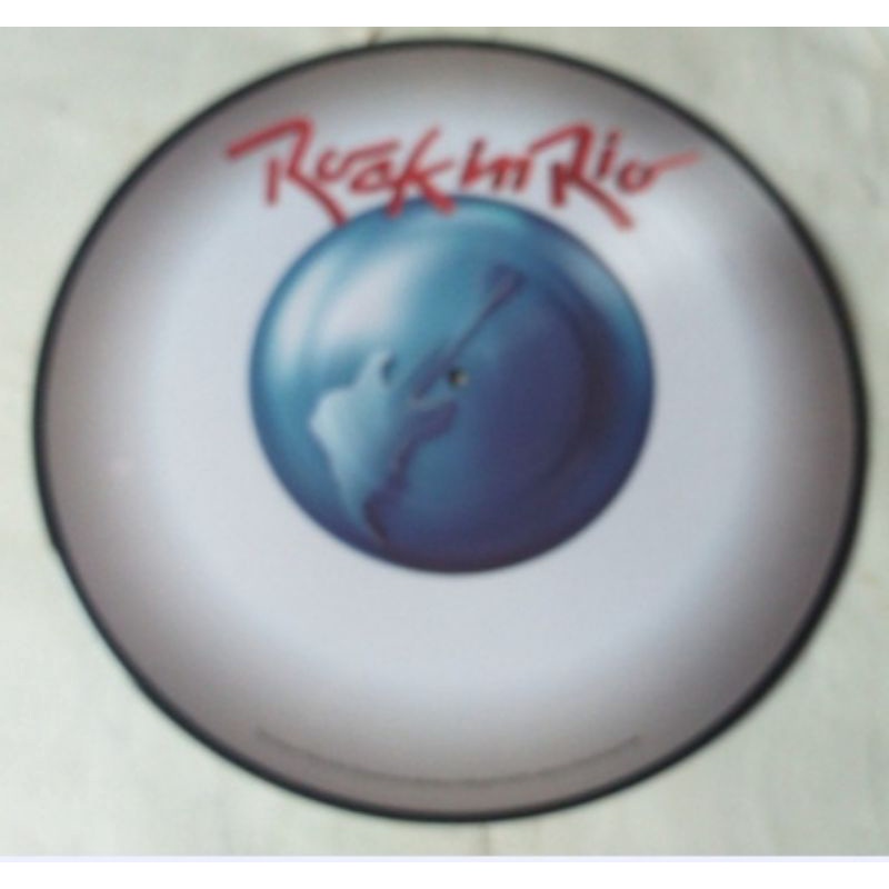 LP rock in Rio picture vinil novo com a música tema do festival ...