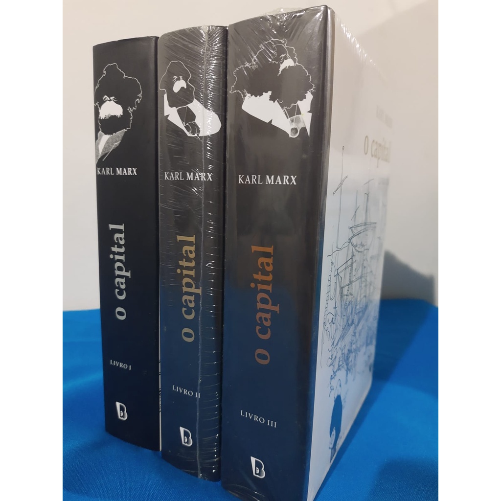 O Capital - Karl Marx (3 livros Capa Dura) | Shopee Brasil