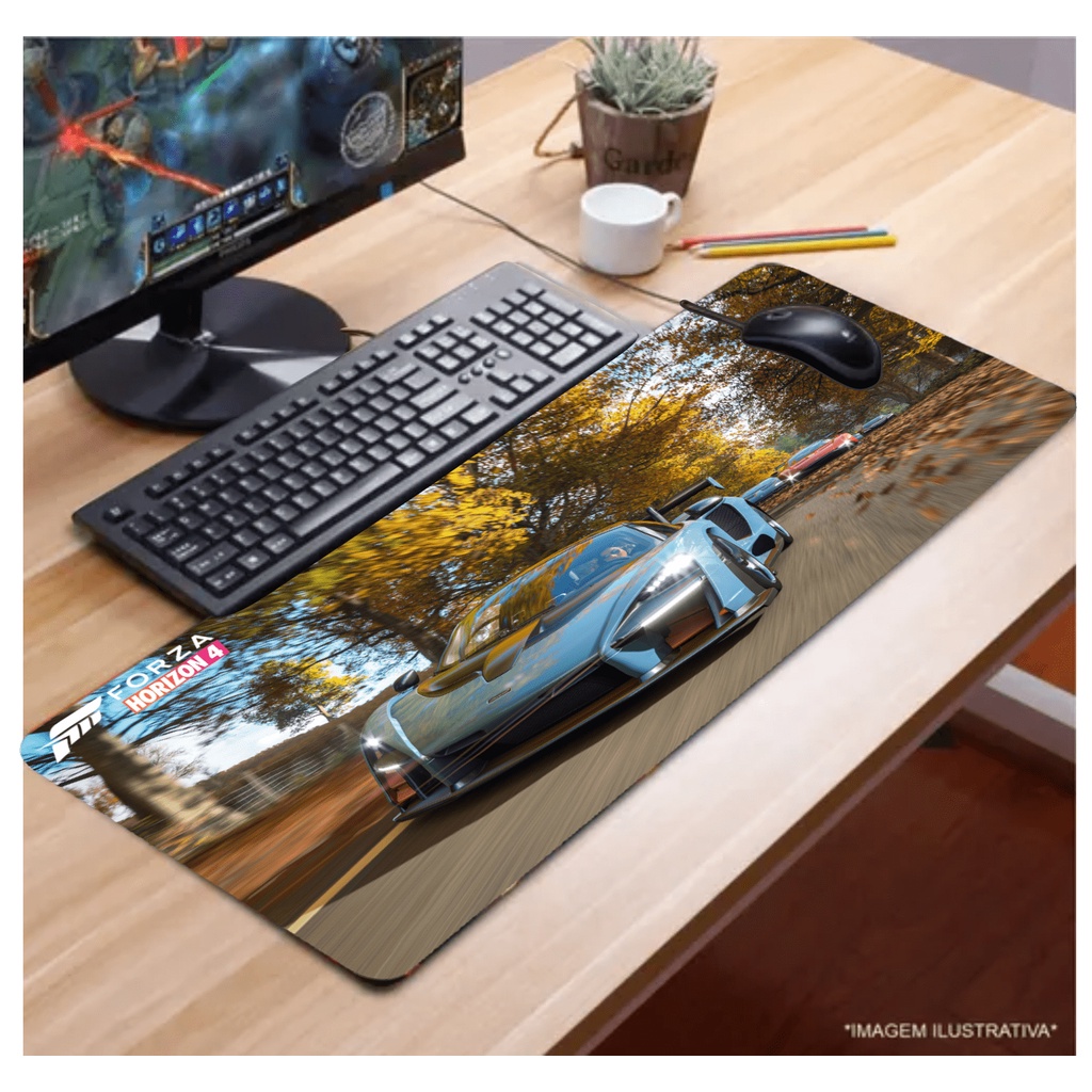 Mouse Pad Gamer forza horizon Personalizado 65x32 | Shopee Brasil
