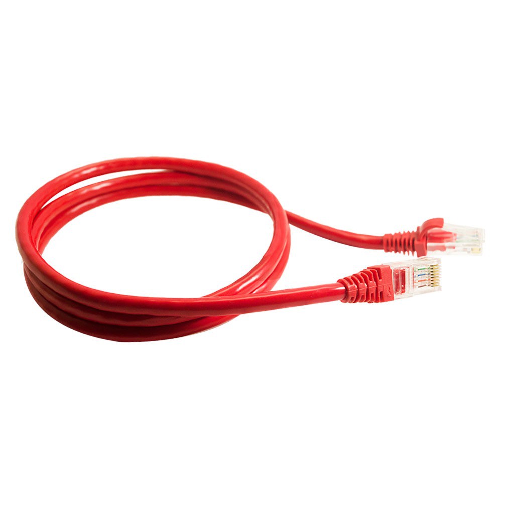 Cabo Patch Cord Para Internet Cat6 Vermelho 60 Cm | Shopee Brasil