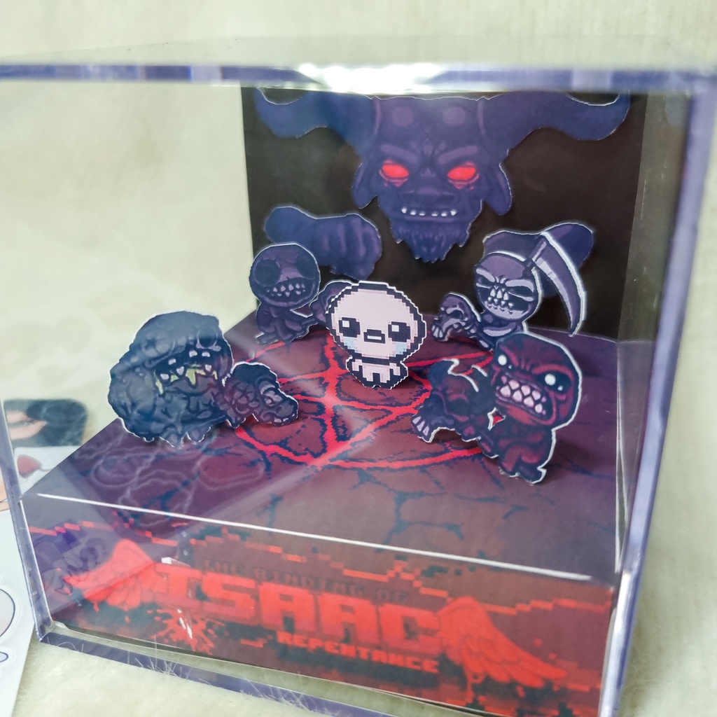 Diorama The Binding Of Isaac - Cubo Artístico 9cm | Shopee Brasil