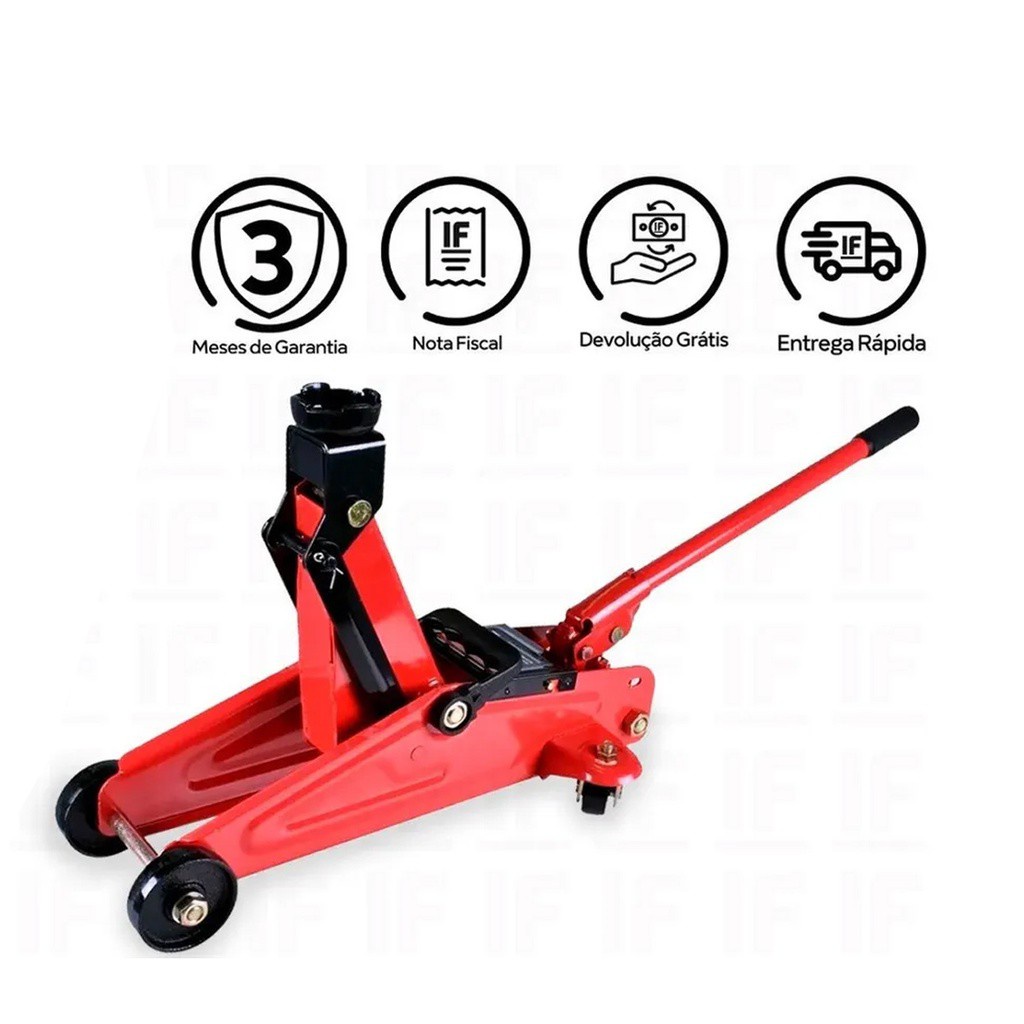 Macaco Hidráulico Jacarezinho 1.8T Para Carros + Maleta + NF | Shopee ...