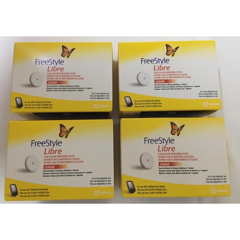 Sensor Freestyle Libre Kit 4 Unidades 100% Original. | Shopee Brasil