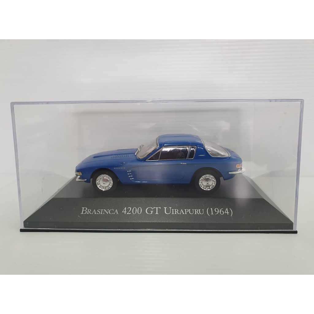 Miniatura Brasinca 4200 GT Uirapuru (1964) Coleção Carros Inesquecíveis ...