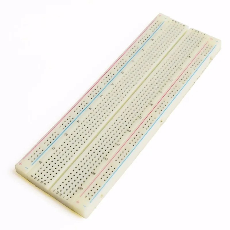 Protoboard 830 Pontos Breadboard 830 Furos Para Arduino | Shopee Brasil