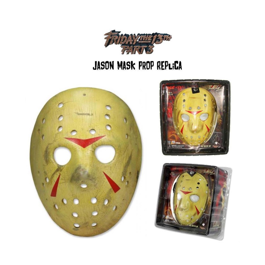 Mascara Jason Mask Friday 13th 3 1/1 Prop Neca | Shopee Brasil