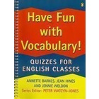 Livro - Have Fun With Vocabulary | Shopee Brasil