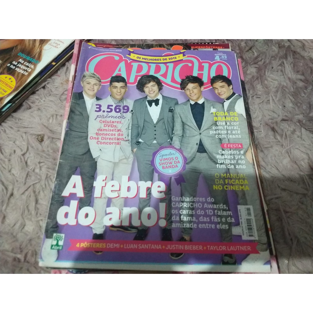revista capricho - one direction | Shopee Brasil
