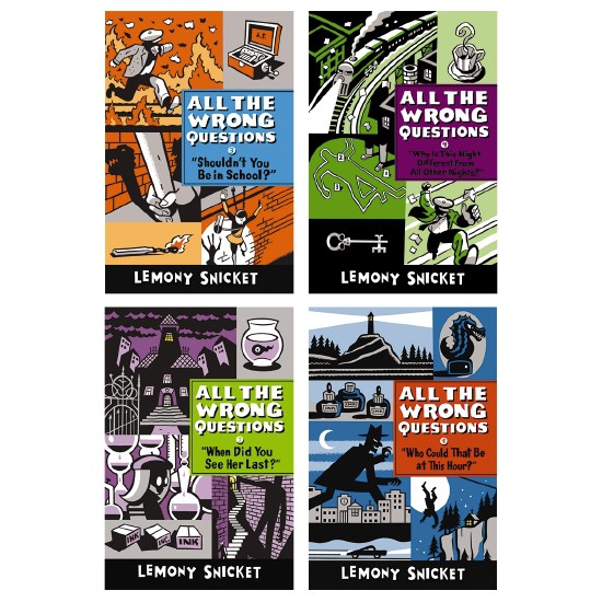 Coleção "All the Wrong Questions" 1 a 4 + Extra! - Lemony Snicket ...