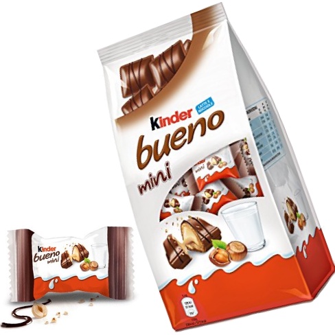 Kinder Bueno Mini - Bombons Kinder Bueno - Importado da Alemanha - 108g ...