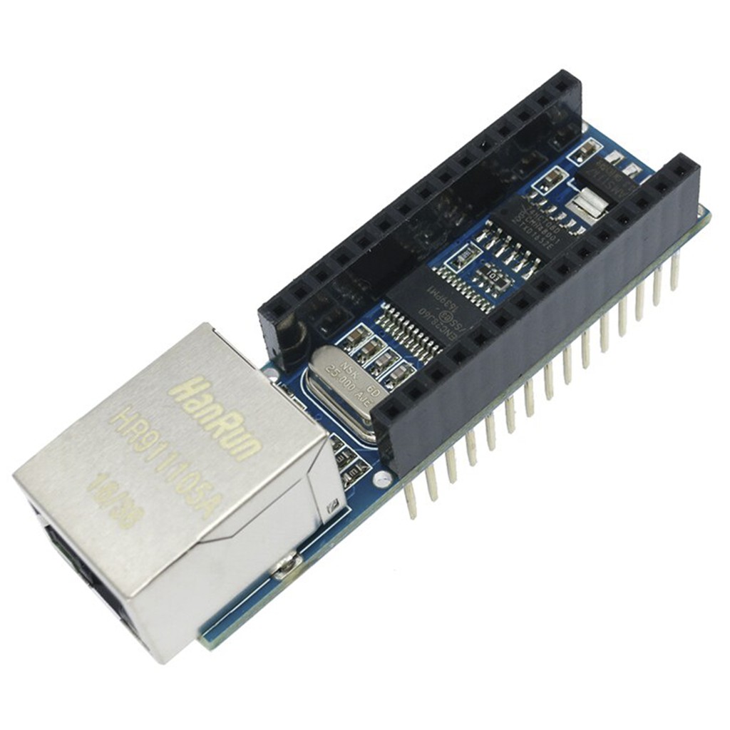 Ethernet Shield V1.0 ENC28J60 HR911105A para Arduino Nano V3 | Shopee ...