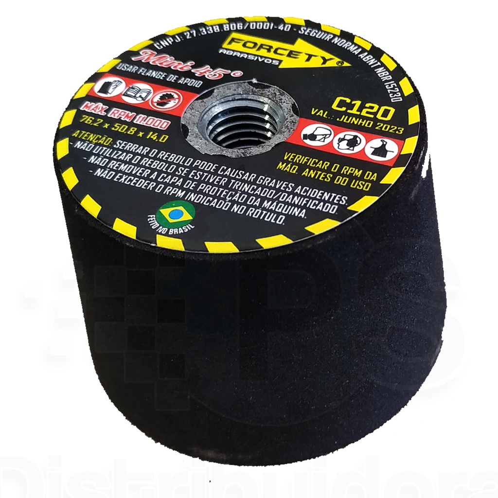 Rebolo Mini Copo Cônico 3 Polegadas Grão 120 Porcelanato Marmoraria ...