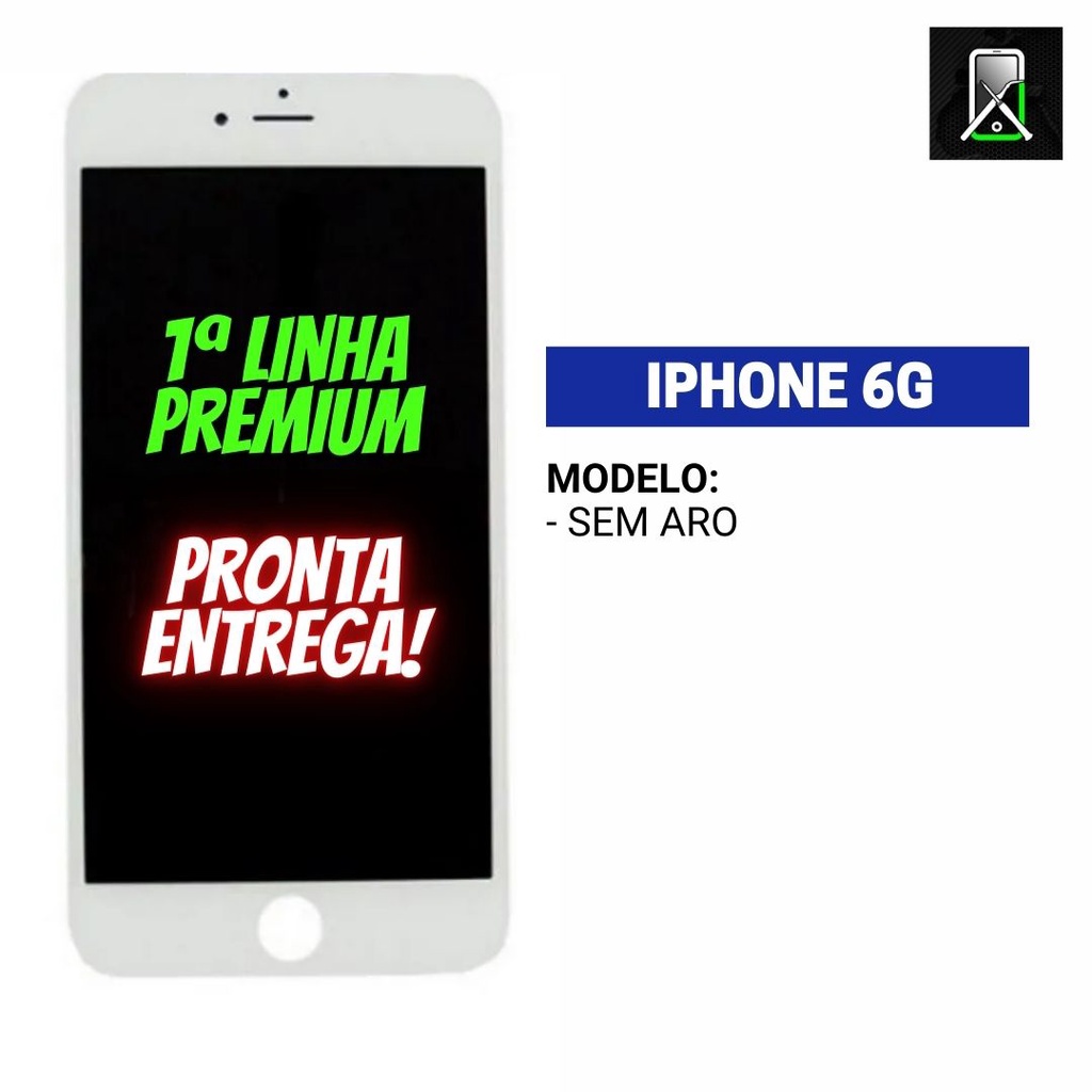 Tela Frontal Display IPHONE 6G LCD Touch Screen (INCELL) | Shopee Brasil