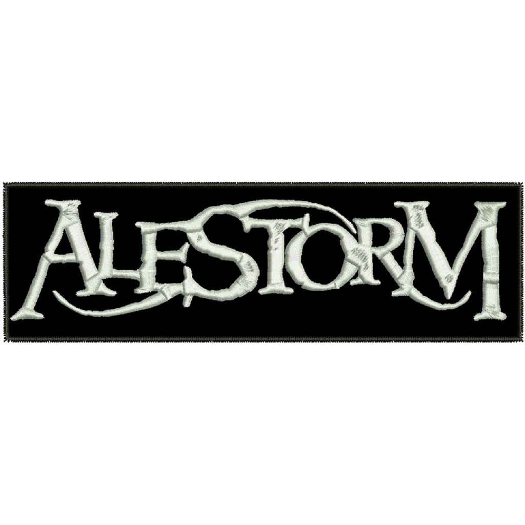 Patch Bordado Banda Rock Alestorm Logo (Rock, Metal). | Shopee Brasil