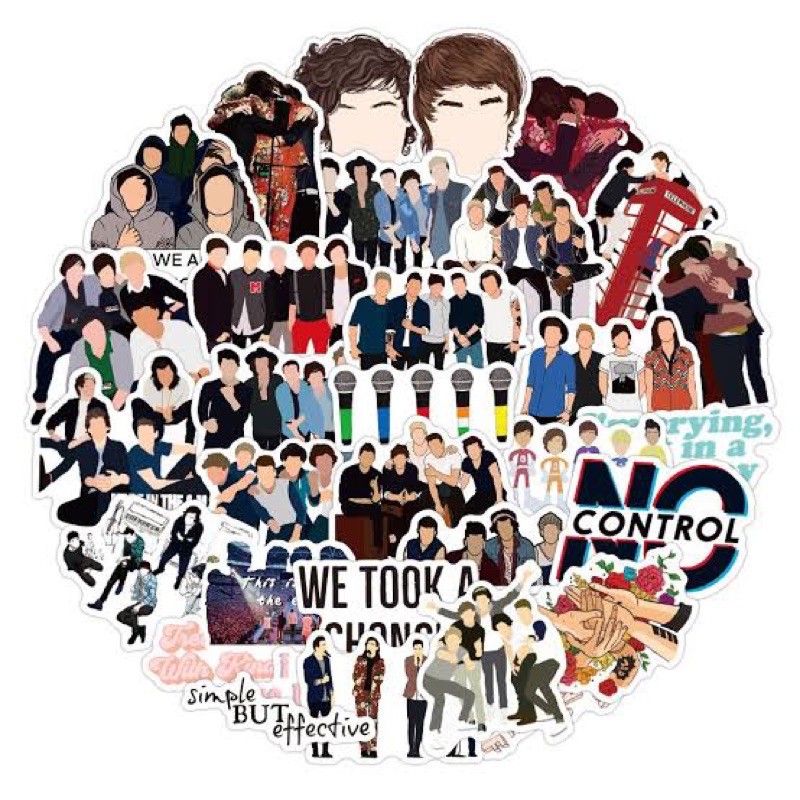 sticker adesivo one direction | Shopee Brasil