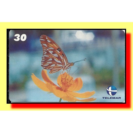 Série BORBOLETA DO MARACUJÁ cartão nr 02/06 Telemar- Coleção de cartões ...