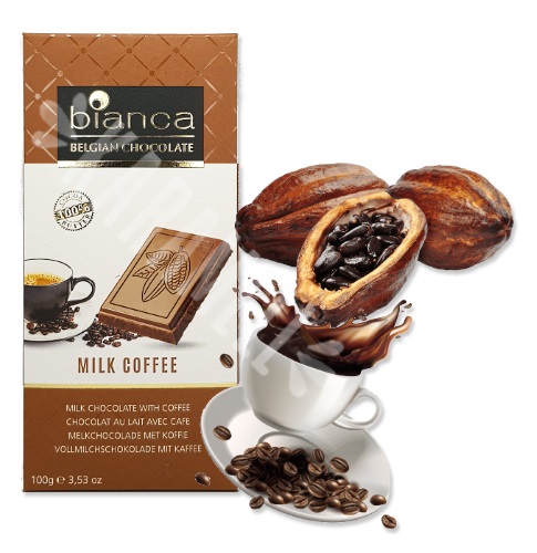Chocolate Milk Coffee Bianca - Belgian - Importado Bélgica | Shopee Brasil