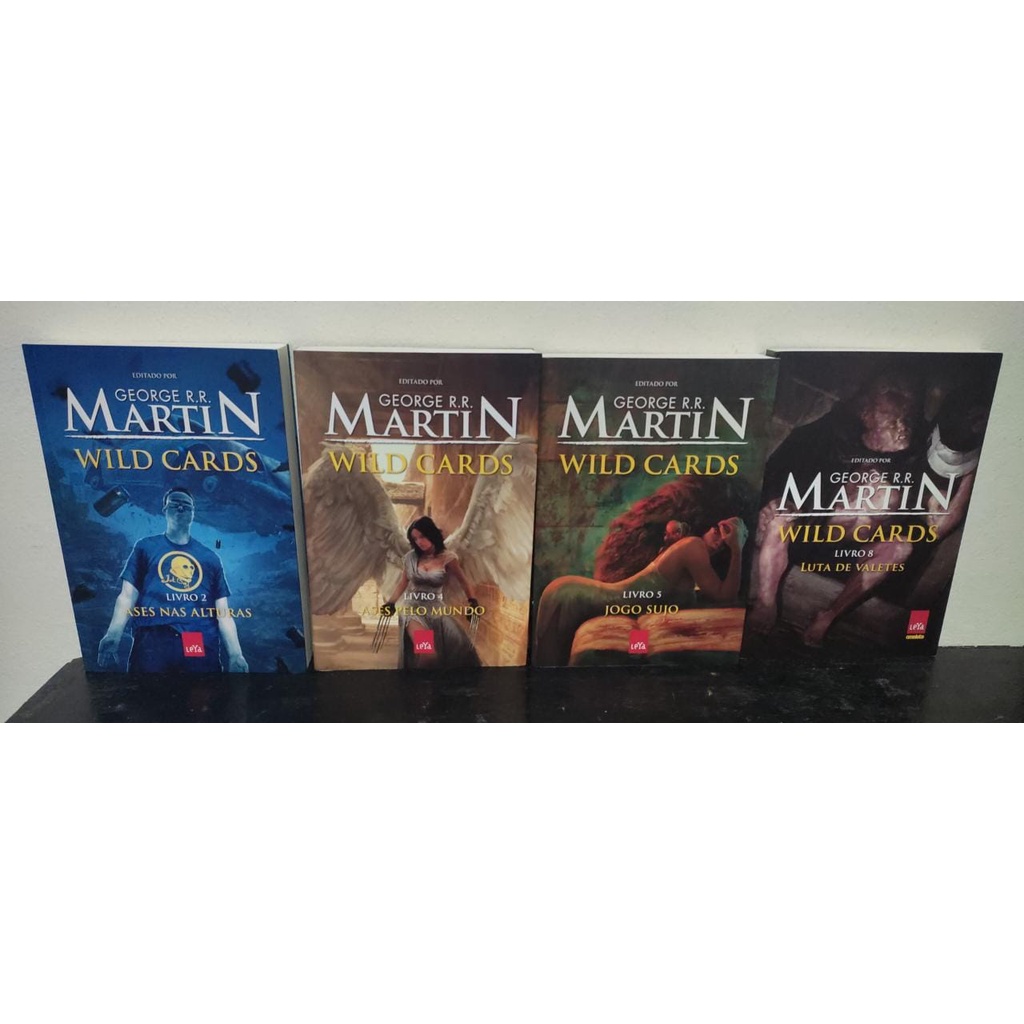 Box 4Livros:Wild Cards Jogo Sujo/Ases nas alturas/Luta de Valetes/Ases ...