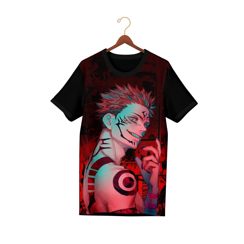Camisa Camiseta Jujutsu Kaisen Cursed Roymen Sukuna Full | Shopee Brasil