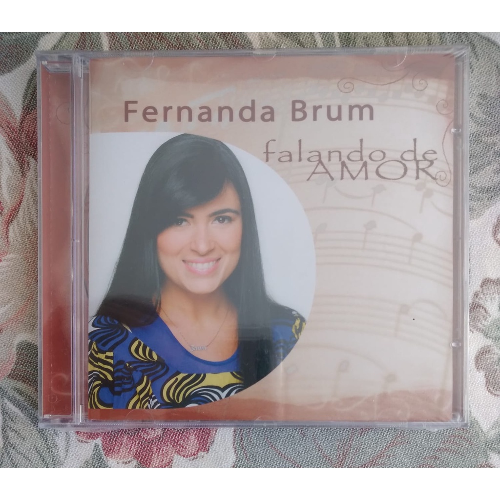 Cd Fernanda Brum - Falando De Amor - Lacrado | Shopee Brasil