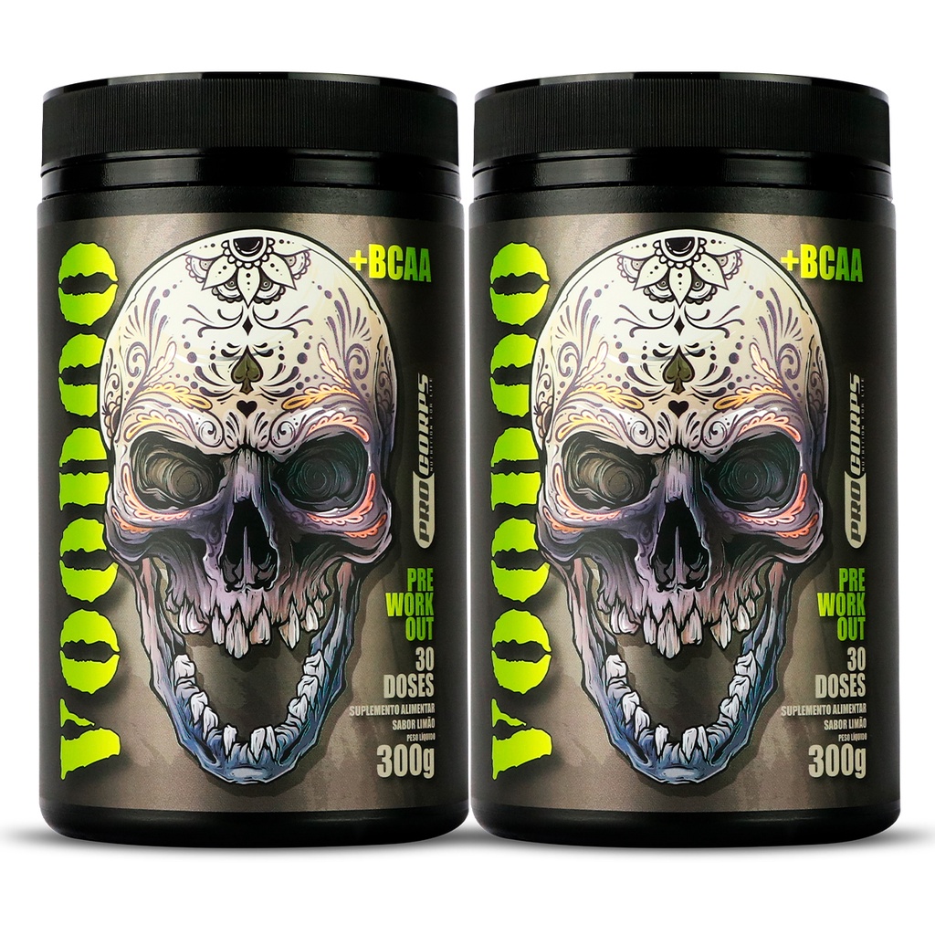 2 Pré treino Voodoo - Pro corps | Shopee Brasil