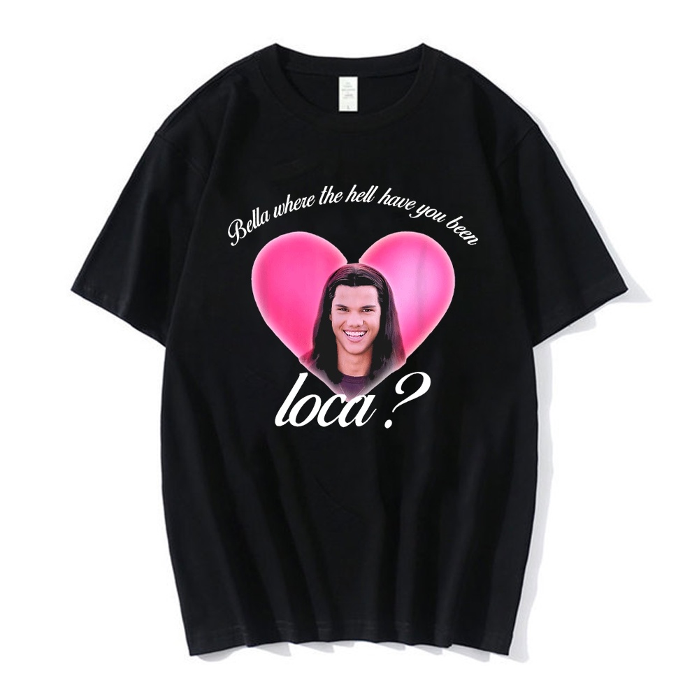 Camiseta Basica Camisa Jacob Black Meme Bella Onde Você Foi Loca Moda ...