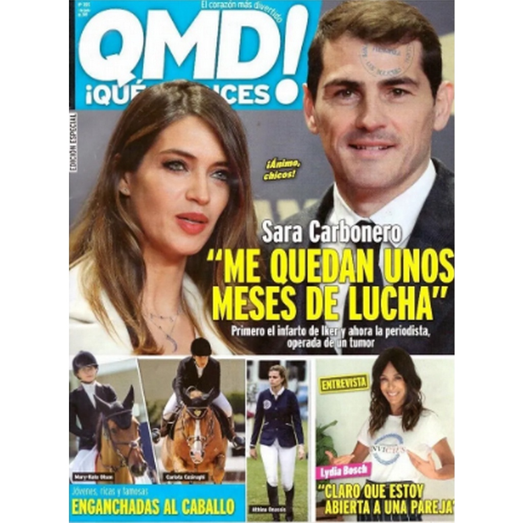 REVISTA QMD, DE 01/06/2019, COM SARA CARBONERO E IKER CASILLAS NA CAPA ...