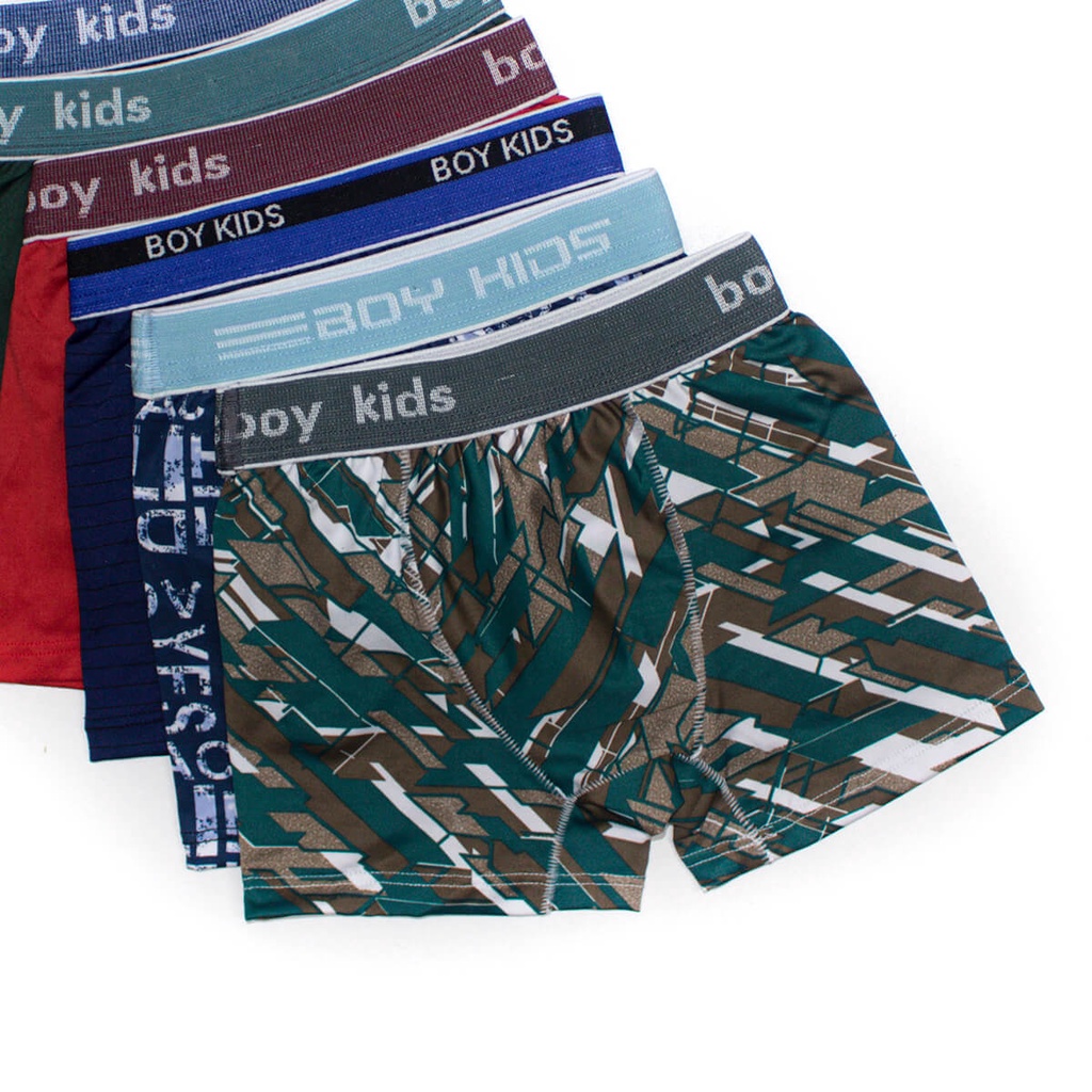 kit 7 cueca infantil microfibra roupas intima de menino boxer | Shopee ...